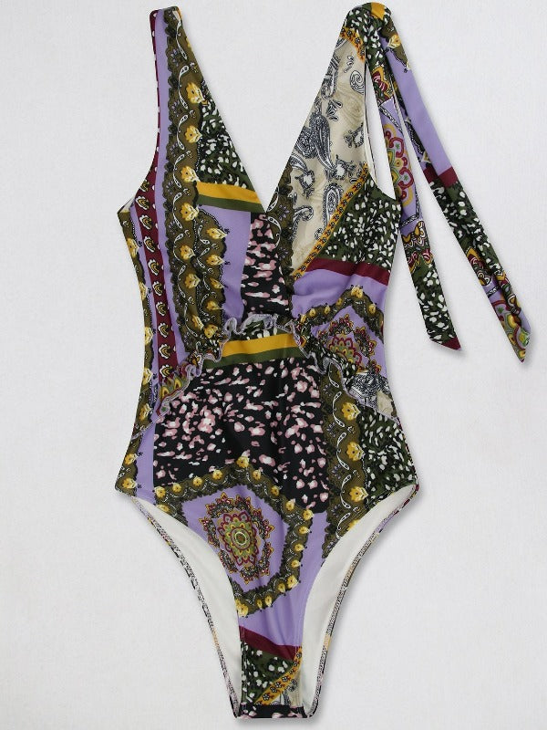 Sexy Printing Leopard One-piece Swimsuit