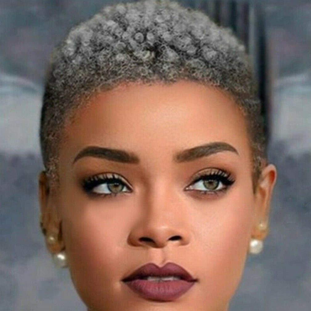 Small roll short hair wig